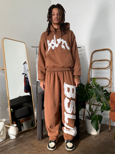 PATCHED SWEATPANTS BLACK – BSLM Clothing